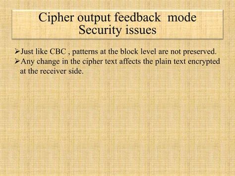 Block Cipher Modes Of Operation Pptx Programming Languages Computing