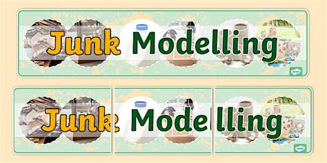 Junk Modelling Editable Photo Display Banner Twinkl Ks1