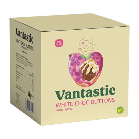 Vantastic White Choc Buttons Bulk Pack