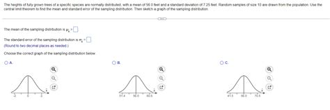 Solved The Mean Of The Sampling Distribution Is μx− The