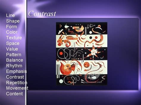 Line Shape Form Color Texture Space Value Pattern