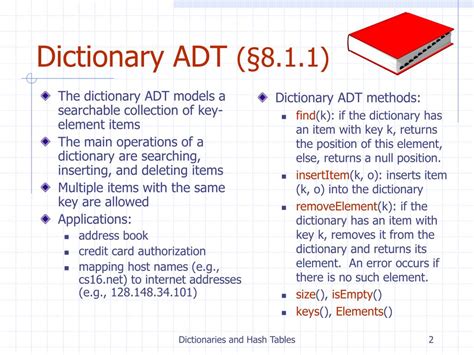 Ppt Dictionaries And Hash Tables Powerpoint Presentation Free