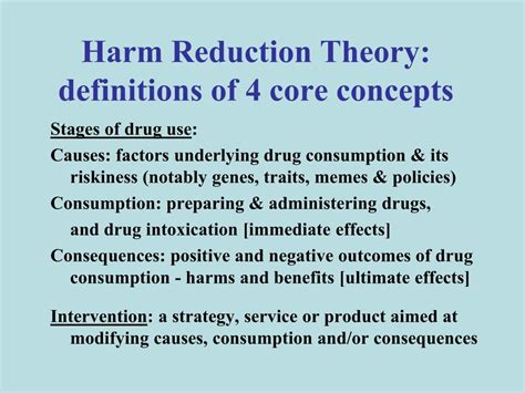 Ppt A Multi Disciplinary Theory Of Drug Related Harm Reduction Powerpoint Presentation Id