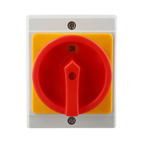 Main Switch Circuit Breaker 16a 3 Pin Rotary Switch Off Switch Ip65 Ukp Switch