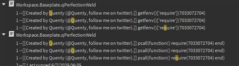 Virus Qperfectionweld Scripts Filling Up My Game Scripting Support