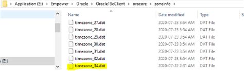 Empower 360 Deploys With Oracle Timezone Patch V34 But The Oracle