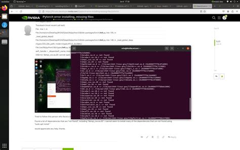 Pytorch Error Installing Missing Files Cuda Programming And