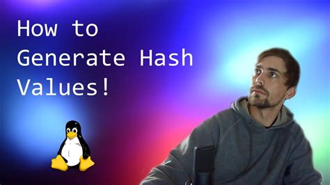 How To Generate Hash Values Using Linux Youtube