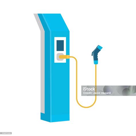 전기 자동차 충전소 아이콘입니다 전기 충전소 벡터 일러스트 레이 션 그린 에너지 배터리 충전기에 대한 스톡 벡터 아트 및 기타 이미지 배터리 충전기 전기 자동차 대체