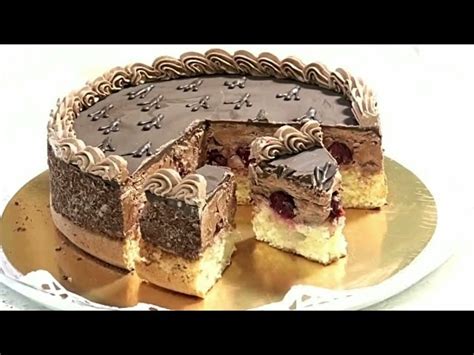 Бисквитный торт со сливочным кремом от Блиц рецепты от Галины