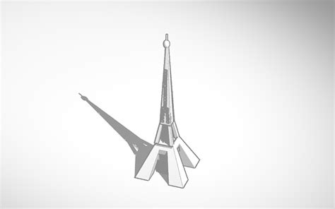 3d Design Eiffel Tower Tinkercad