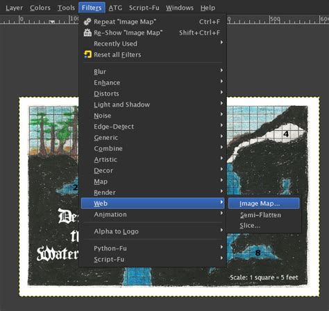 Dungeons And Digressions Interactive Maps With The GIMP