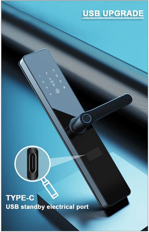 Wifi Tuya Bluetooth Ttlock App Electronic Tt Lock Digital Fingerprint Smart Door Handle Locks