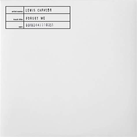 Cd Lewis Capaldi Forget Me Cd S Alternative Artwork I Importado