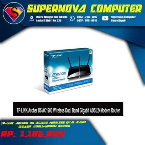Promo Archer D Ac Wireless Dual Band Gigabit Adsl Modem Router