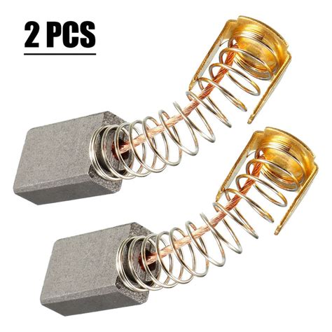 모터 카본 브러시 모터 러닝용 유지 고품질 카본 브러시 필수 도구 일반 모터 2 팩 전원 도구 부품 및 액세서리