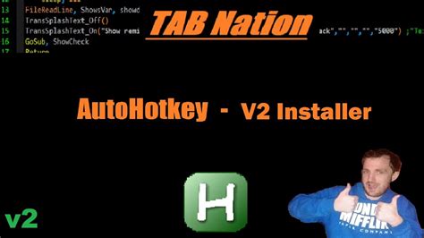autohotkey how to install v2 with new installer youtube