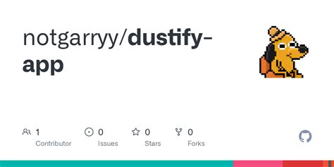 Dustify App README Md At Main Notgarryy Dustify App GitHub