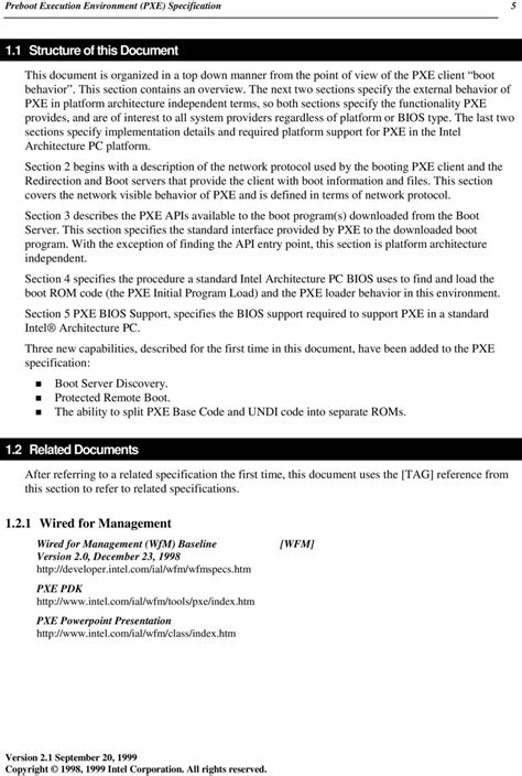 Preboot Execution Environment Pxe Specification Pdf Free Download