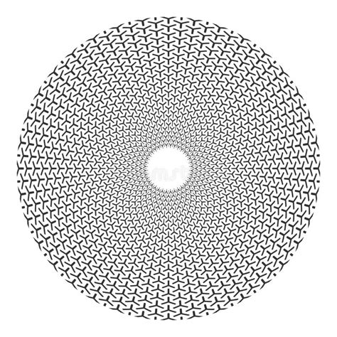 Circle Geometric Pattern Design Element Stock Vector Illustration Of Circle Decorative