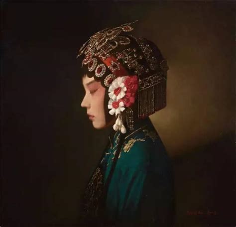 這些布面油畫作品中哪位姑娘最美 每日頭條