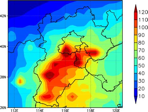 Figure 1 From The Conservative Characteristic Fd Methods For Atmospheric Aerosol Transport