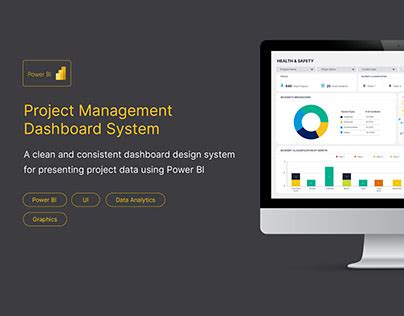 Project Dashboard Design In Power BI Behance