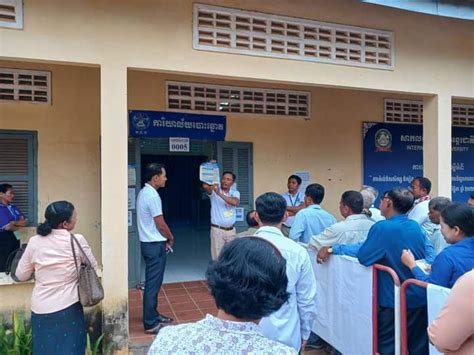 ខេត្តស្វាយរៀង ដំណើរការបោះឆ្នោតក្រុមប្រឹក្សាខេត្ត ក្រុង ស្រុក អាណត្តិទី៤ មានអង្គបោះឆ្នោត៥១៨នាក់