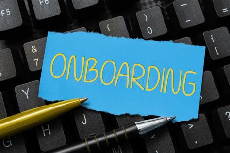 Conceptual Display Onboarding Business Overview Action Process Of Integrating A New Employee