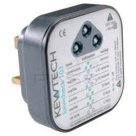 Kewtech KEWCHECK Socket Tester With Audible Tone