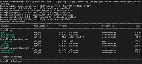 How To Install PHP 8 On Rocky Linux 8 Or AlmaLinux 8 SysAdminXpert