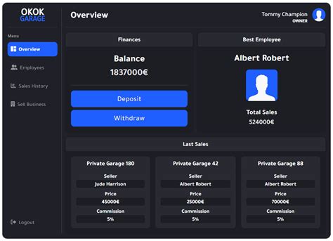 Okok Scripts Okokgarage [esx]