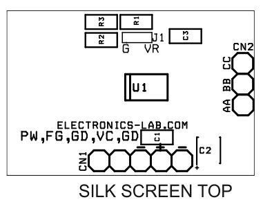 Sensorless FOC Phase Low Power Brushless BLDC Motor Driver