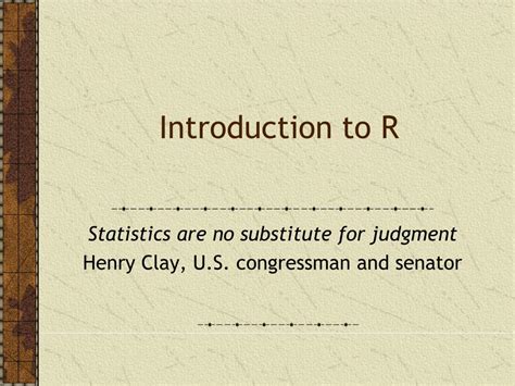 Ppt Introduction To R Powerpoint Presentation Free Download Id2604172