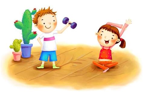 Картинки и рисунки дети делают зарядку в детском саду