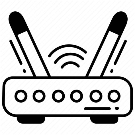 Connection Modem Electronic Computer Icon Download On Iconfinder