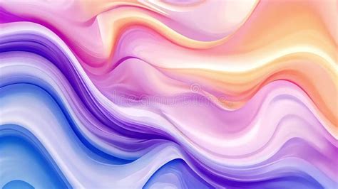 Vivid Pastel Swirls Blend Seamlessly Creating A Vibrant Abstract And