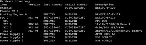 Juniper Ex41 F 12p Chassis Alarm Fpc 0 Pem 2 Is Not Supported Powered R Juniper