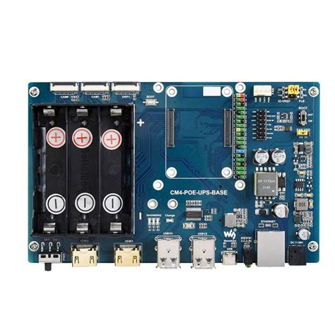 Плата Расширения Poe Gigabit Ethernet Gpio Usb Носитель Для Rpi Compute Module 4 Cm4 Lite 2gb