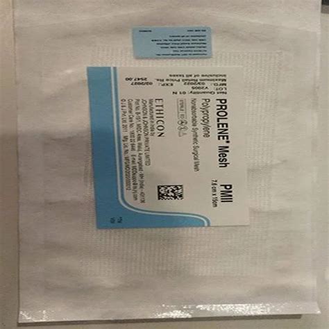 White Synthetic Ethicon Prolene Mesh At Rs 2571 13 Piece In Gurugram Id 2850578665362