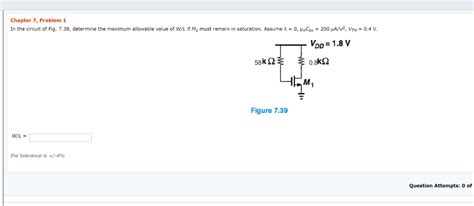 Solved Chapter 7 Problem 1 In The Circuit Of Fig 739