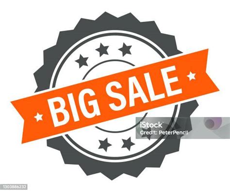 큰 판매 스탬프 각인 배너 라벨 리본 템플릿 벡터 스톡 일러스트레이션 고무도장에 대한 스톡 벡터 아트 및 기타 이미지 고무
