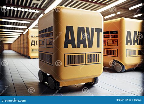 Automated Retail Warehouse With Robots Efficiently Sorting Parcels Automated Robotic Arm In