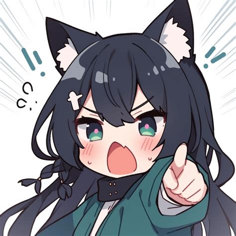 Anime Girl Pointing At Screen