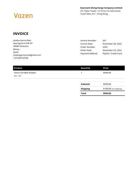 invoice 267 pdf