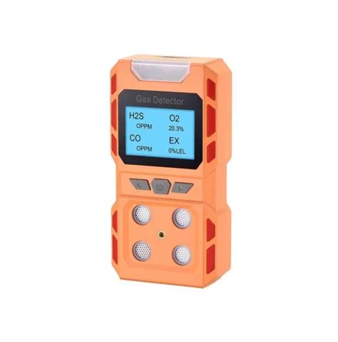 Industrial Toxic Gas Detector 4 In 1 Portable Multi Gas Analyzer H2s Co Ex O2 Sensor Gas