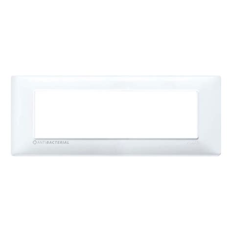 Placca Vimar Plana 7 Moduli Bianco Leroy Merlin