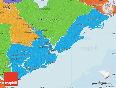 Map Of Charleston County Sc Ailina Laurette