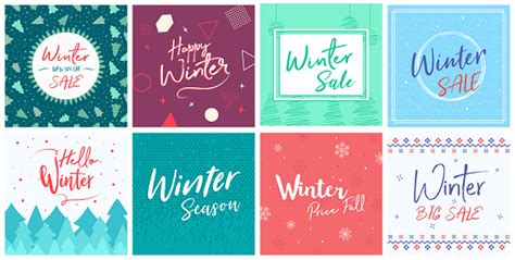 겨울 전단지 배너 포스터 템플릿 벡터 일러스트 배경 인사말 카드 세트 팩 크리스마스에 대한 스톡 벡터 아트 및 기타 이미지 크리스마스 0명 개념 Istock