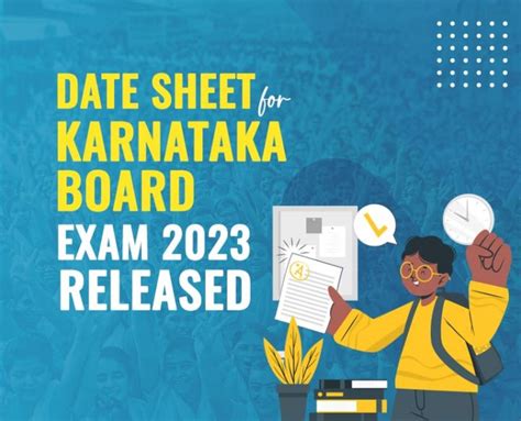 Karnataka Board Exam 2023 Date Sheet Released Check Here Now My Exam Edublog Of Allen